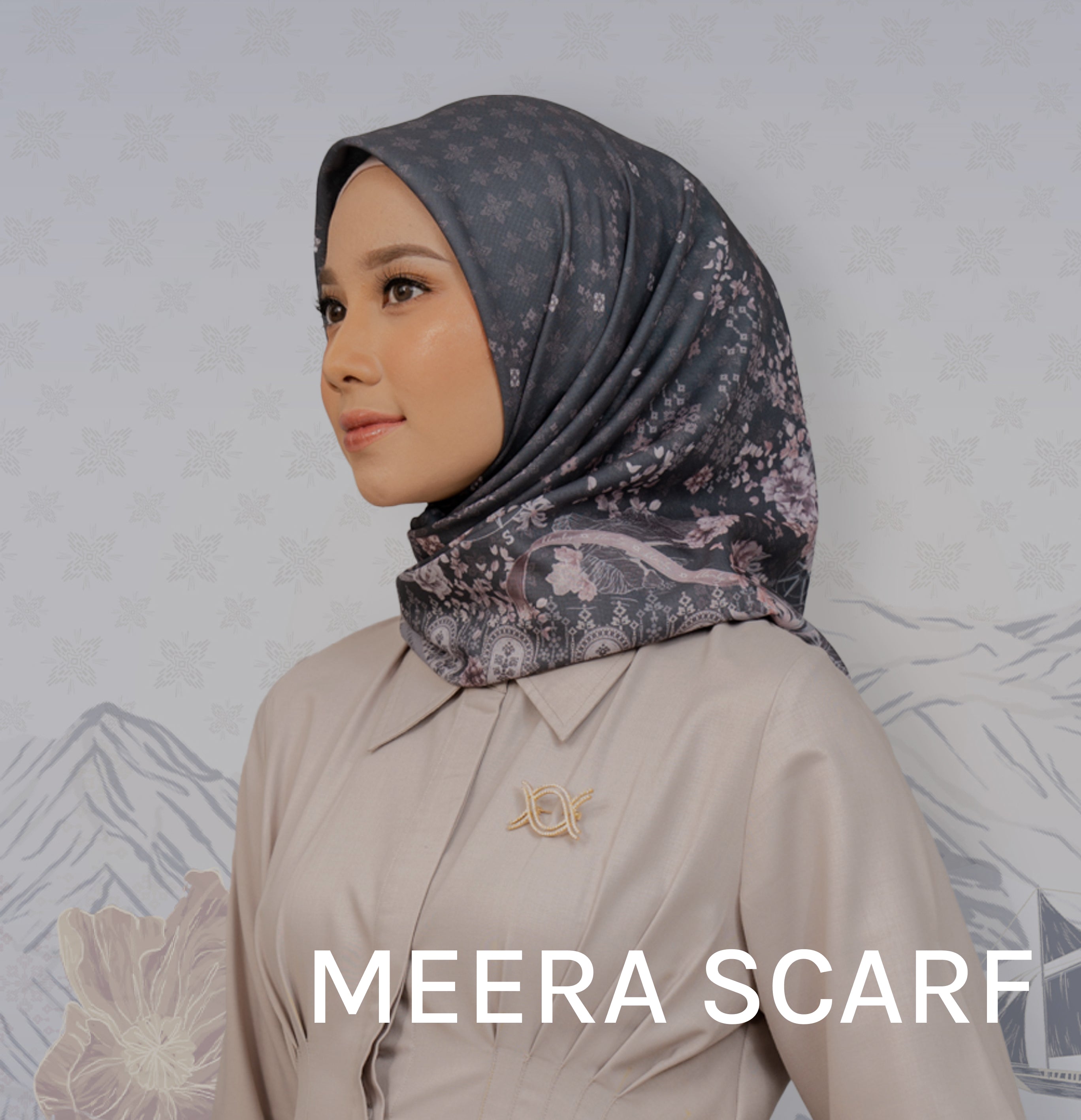 Meera Scarf – Wearing Klamby