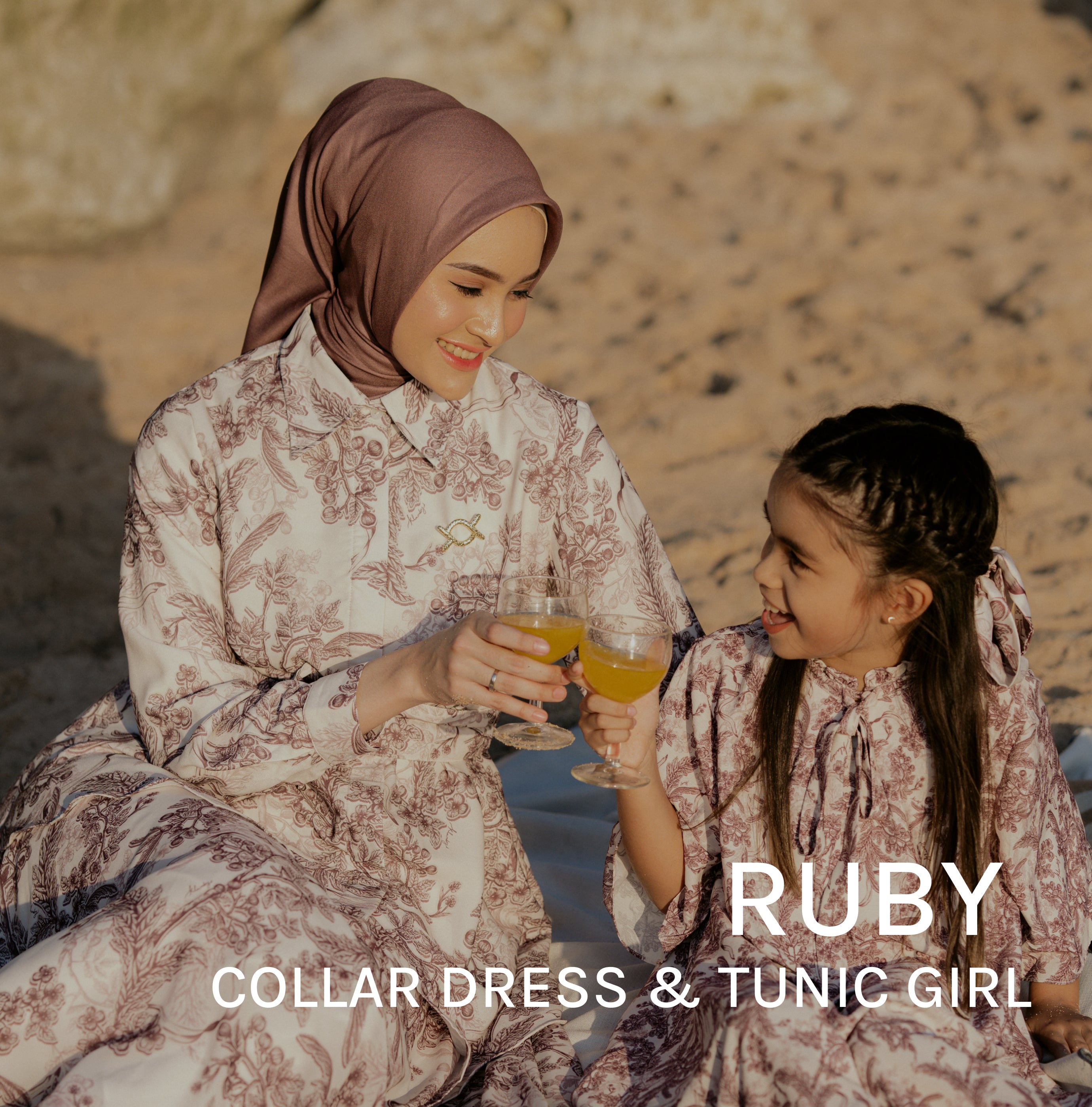 Ruby Collar Dress & Tunic Girl – Wearing Klamby