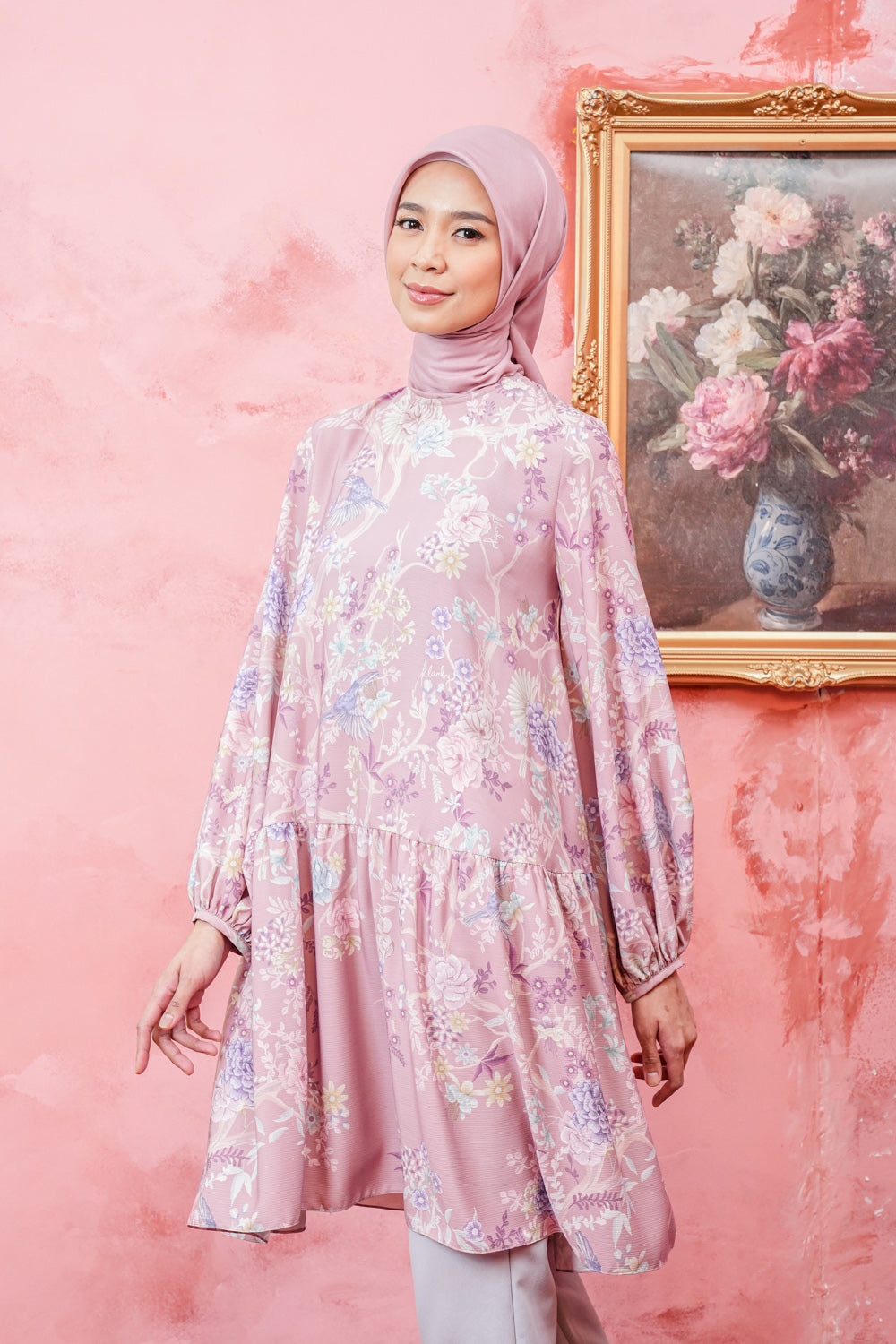 Ornella Tunic (Minor) Hacienda Rose – Wearing Klamby