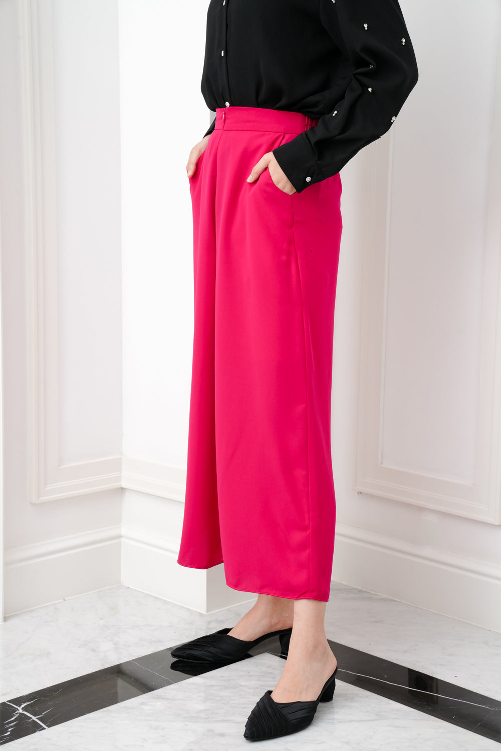 Mary Pants Magenta – Wearing Klamby